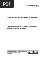 SABS HVAC Standards | PDF | Hvac | Air Conditioning