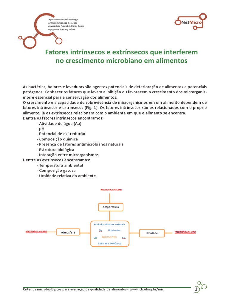 Fatores Intrínsecos e Extrínsecos Que Interferem No Crescimento ...