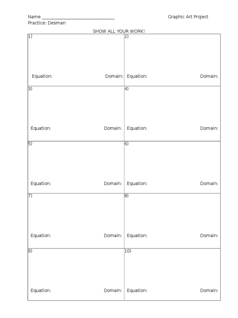 Graphic Art - Work Sheet | PDF | Art