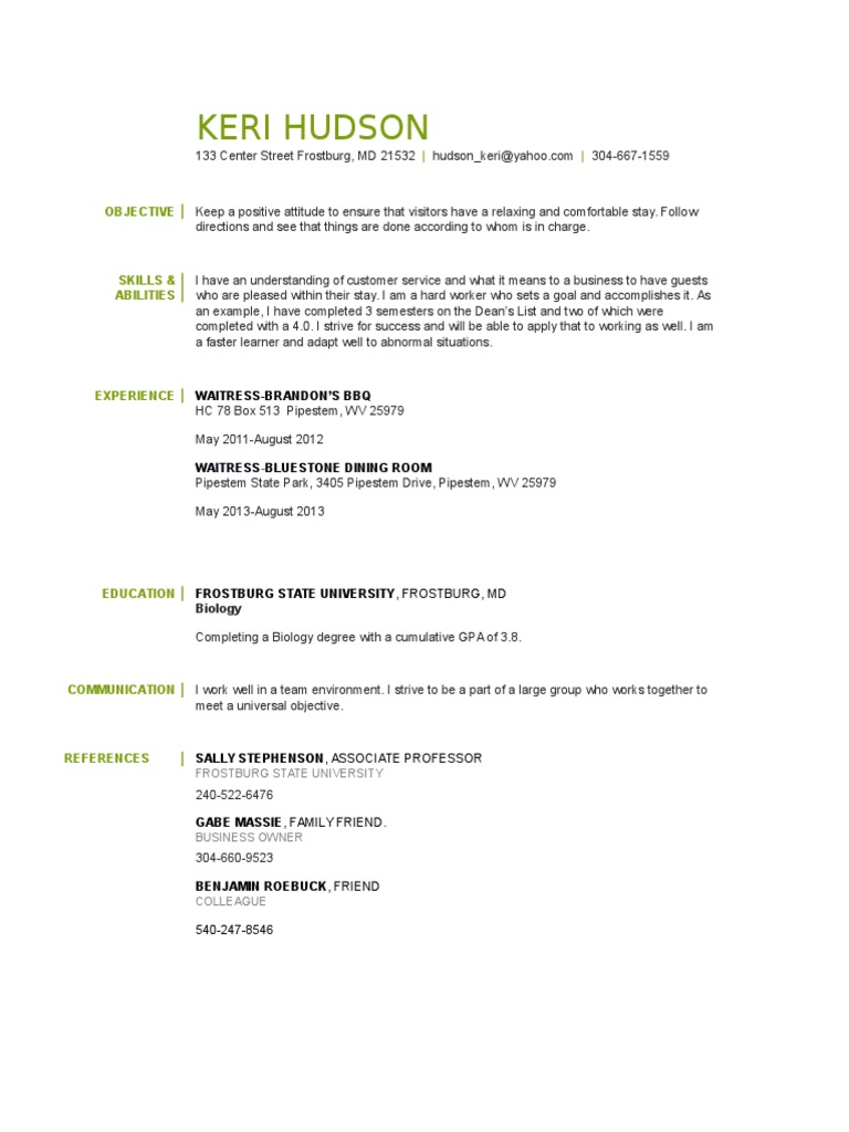 Customer Service-Focused Resume | PDF