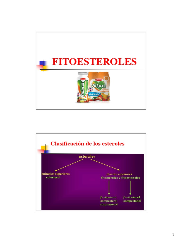 Fitoesteroles: Estructura y Beneficios | PDF | Ácido graso | Metabolismo