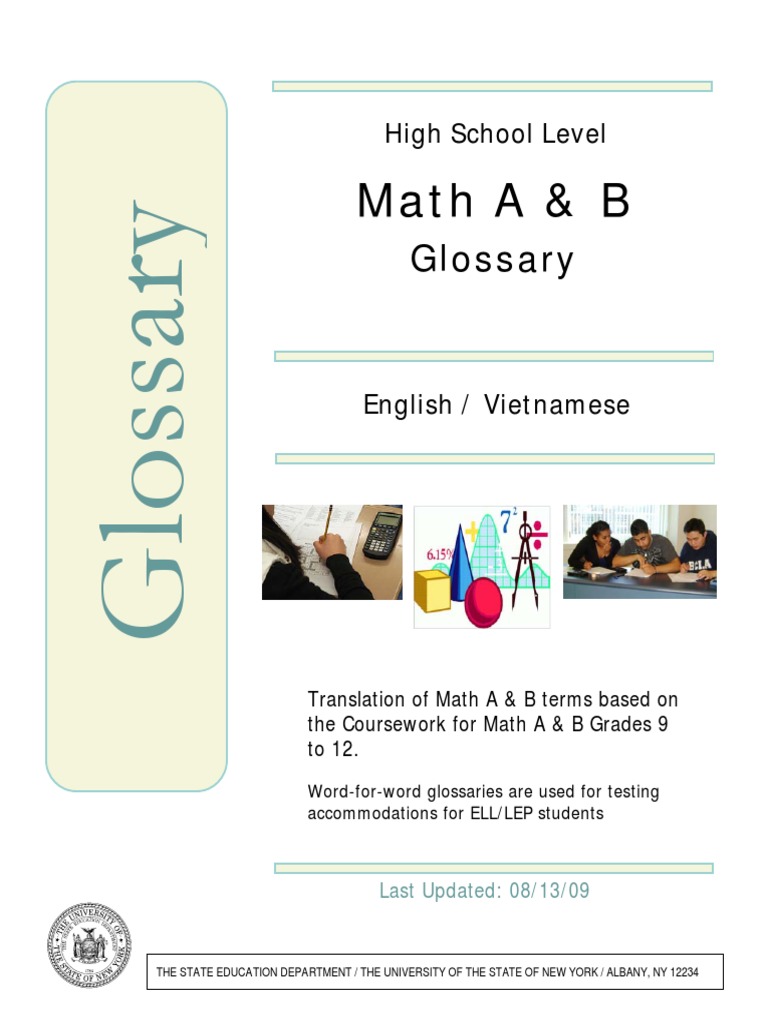 Vietnamese Math Glossary for ELL Students | PDF | Academia | Schools