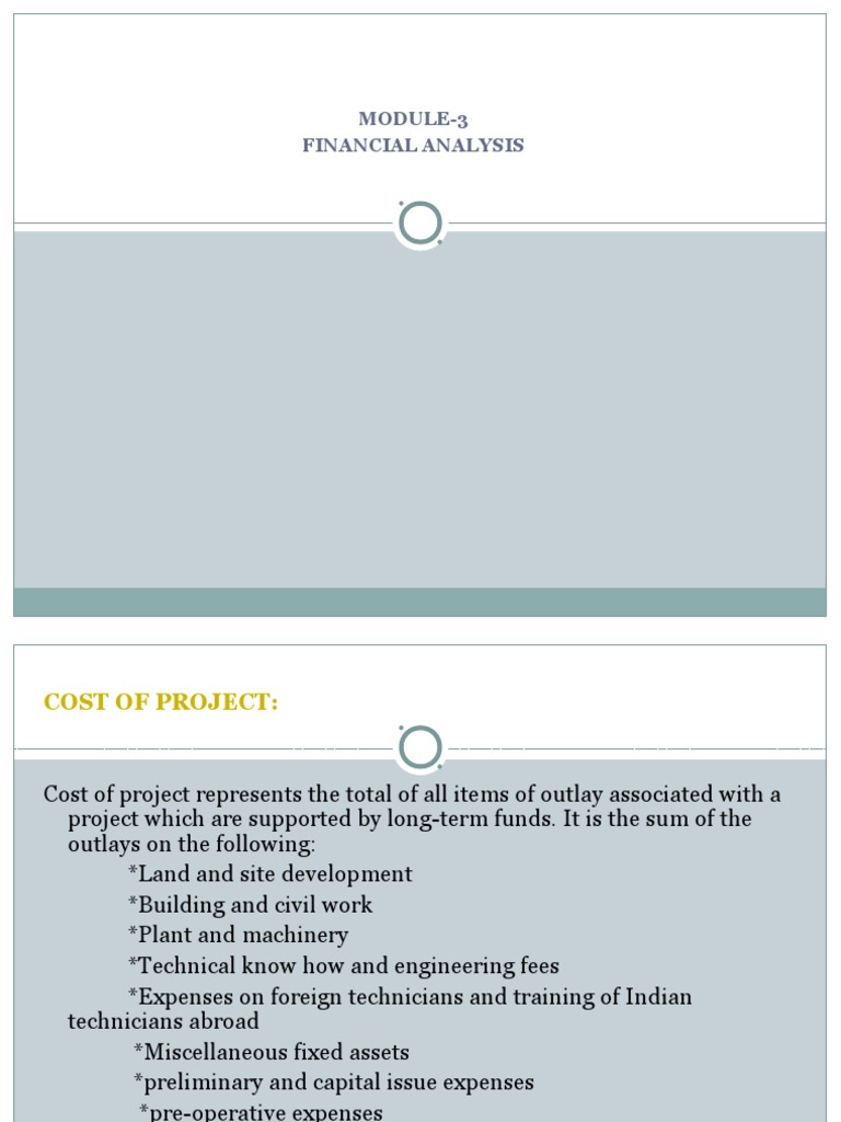 Module-3 Financial Analysis | PDF | Financial Capital | Loans