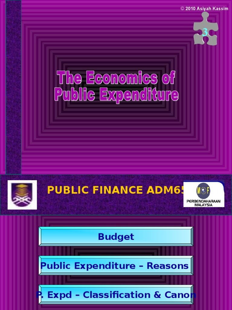 Ads652 - Topic 3 - Public Expenditure | PDF | Cost–Benefit Analysis ...