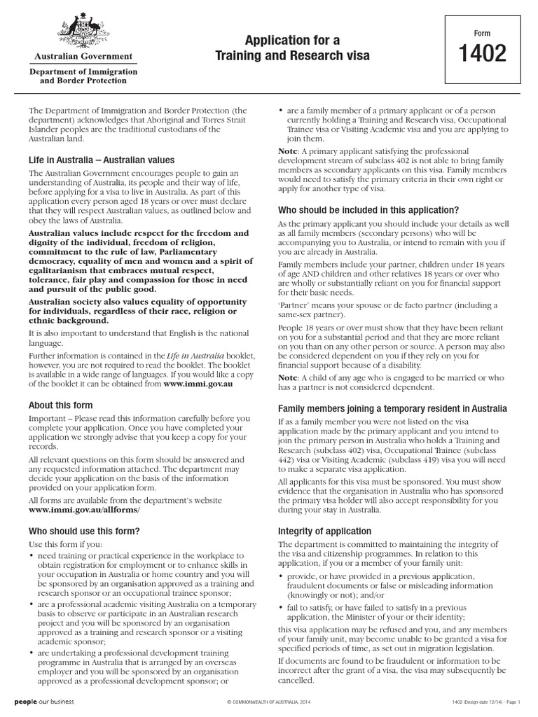 Application Form 1402 PDF | PDF | Travel Visa | Passport