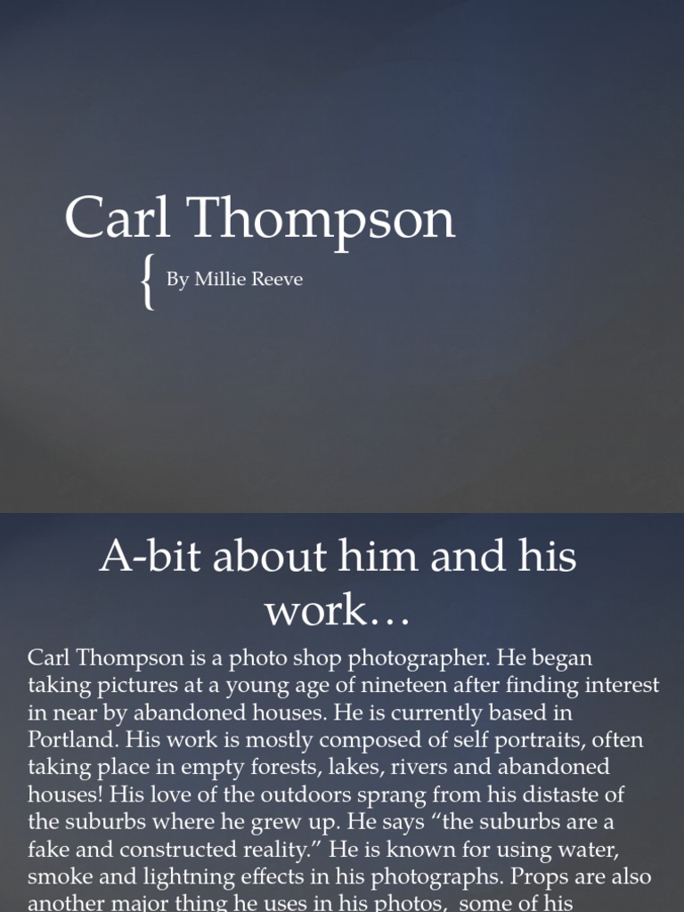 Carl Thompson | PDF