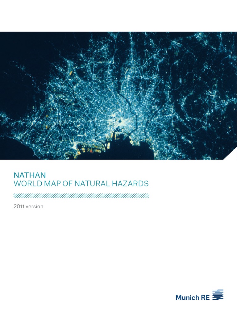 Nathan World Map of Natural Hazards | Storms | Tropical Cyclones