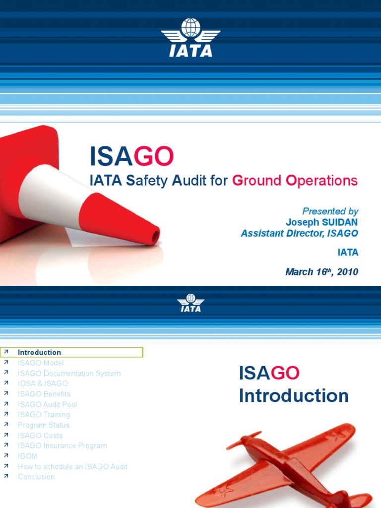 ISAGO Presentation | PDF | Airlines | Audit