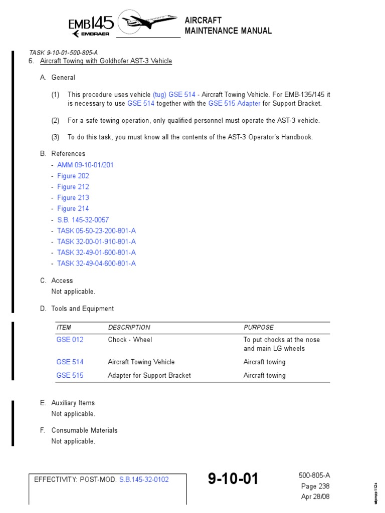 Embraer 145 | PDF | Landing Gear | Brake