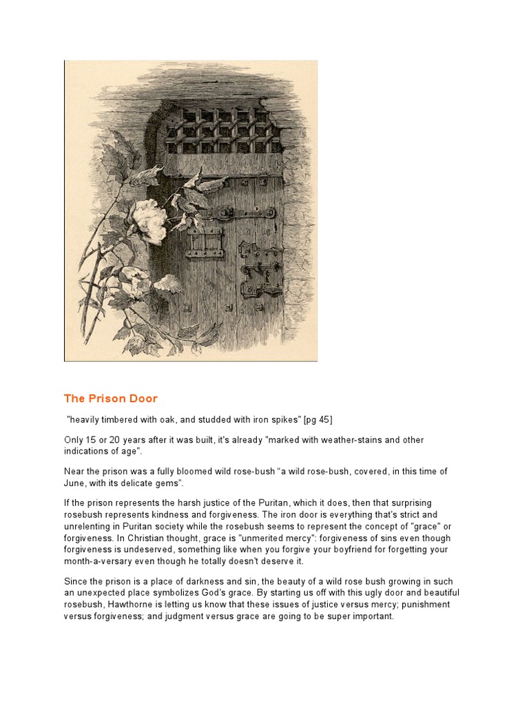 The Prison Door, Scarlet Letter | PDF