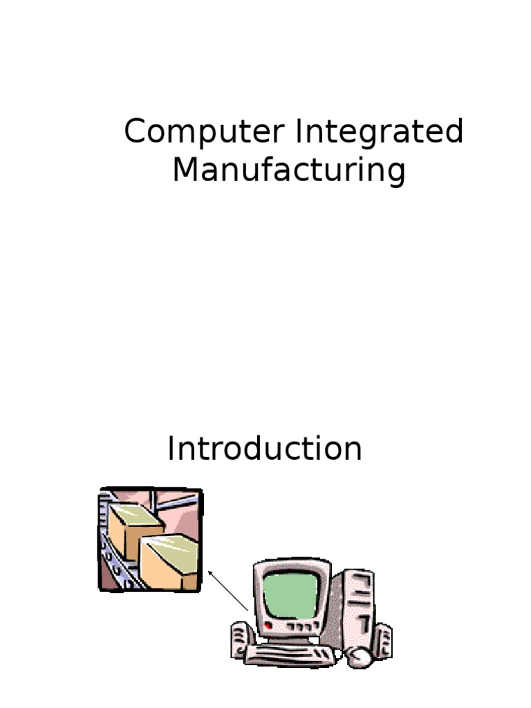 Computer Integrated Manufacturing | PDF | Electronic Data Interchange ...