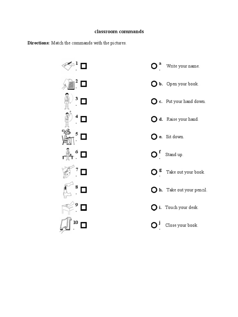 Classroom Commands | PDF