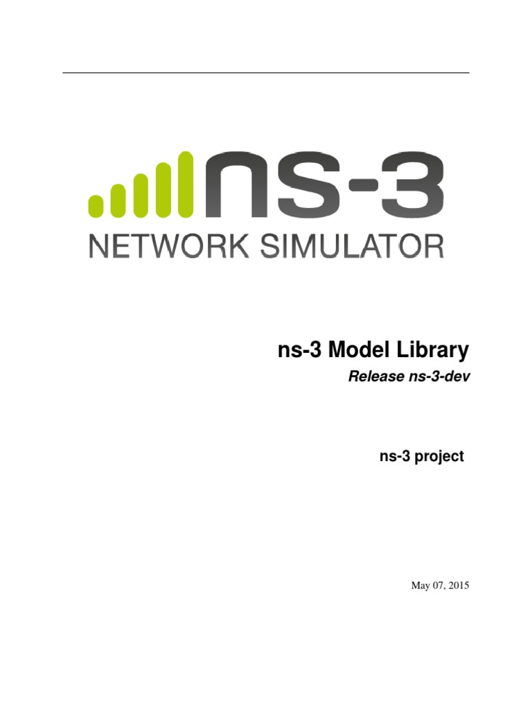 Ns 3 Model Library | PDF | Network Topology | Network Packet