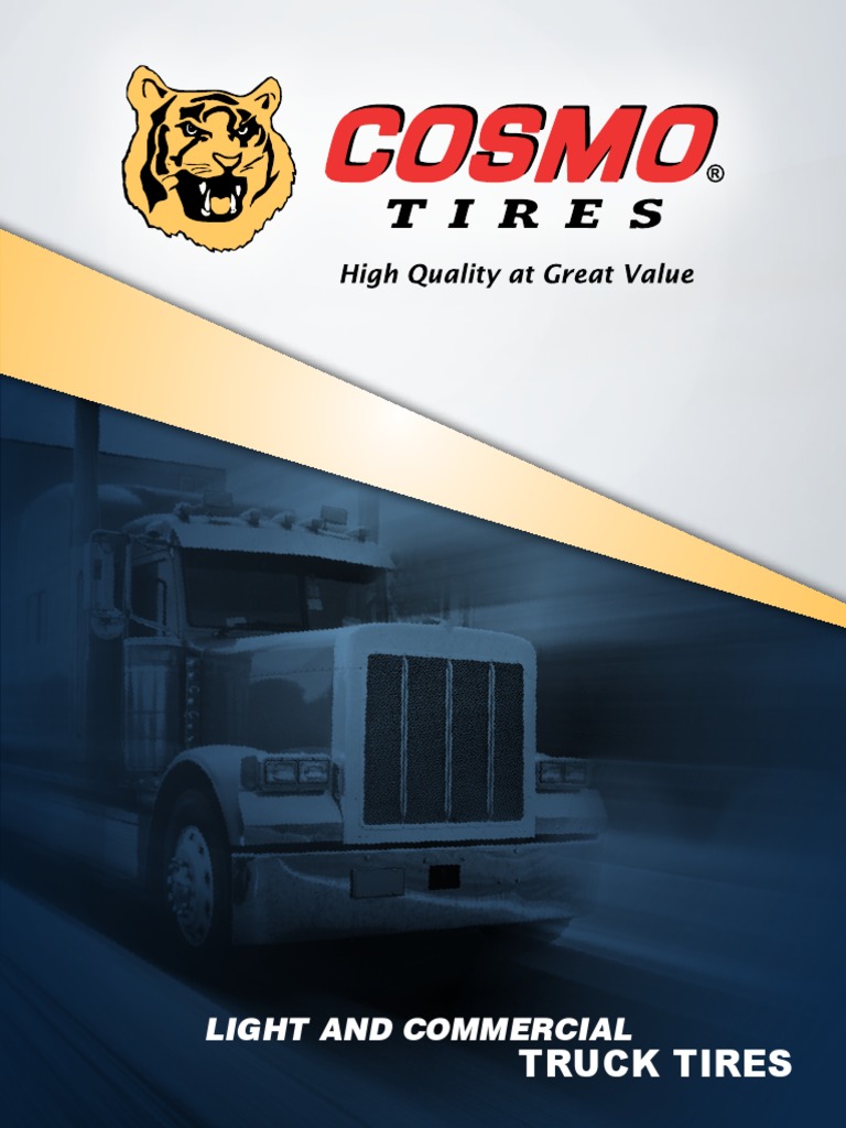Cosmo Truck Brochure ENG LowRes | PDF | Tire | Automotive Technologies