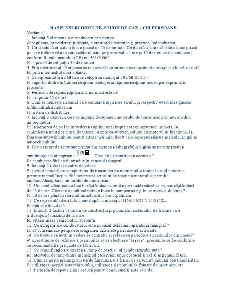 Aştepta Contracta Infidelitate examen cpi marfa studiu de caz manipulare Electrifica ton