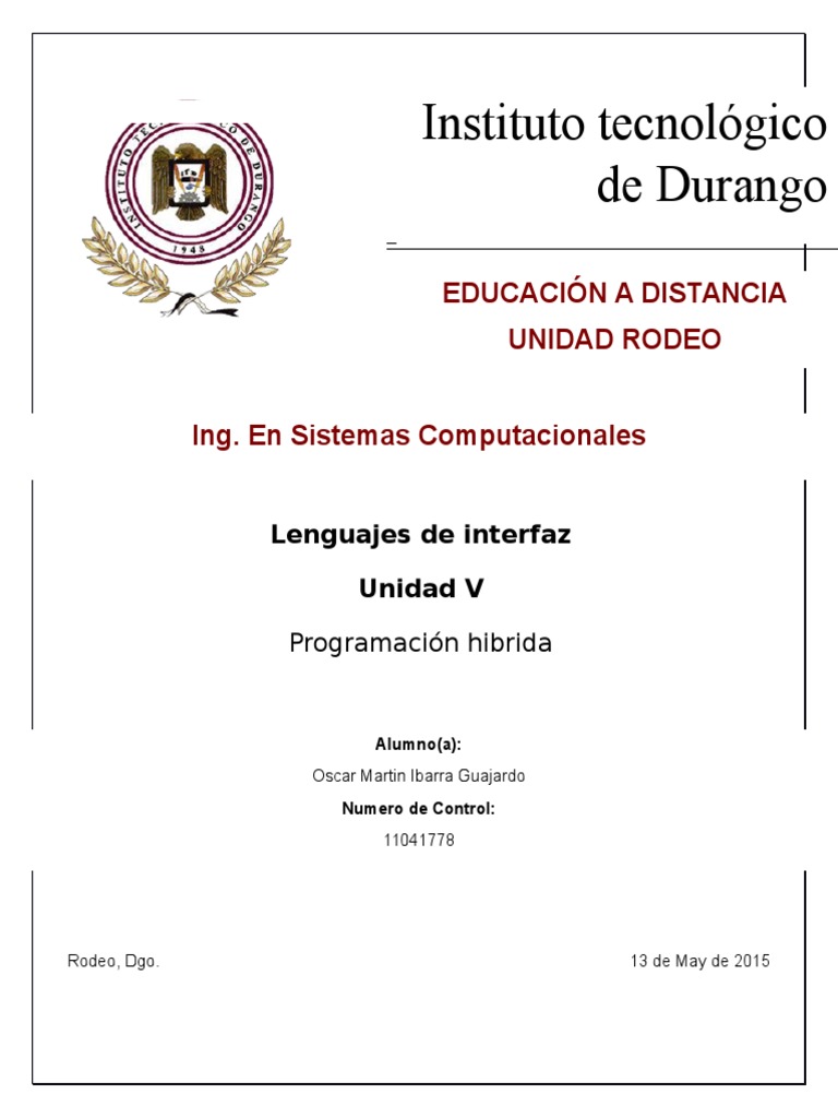 Programación Hibrida | Descargar gratis PDF | Lenguaje de programación ...