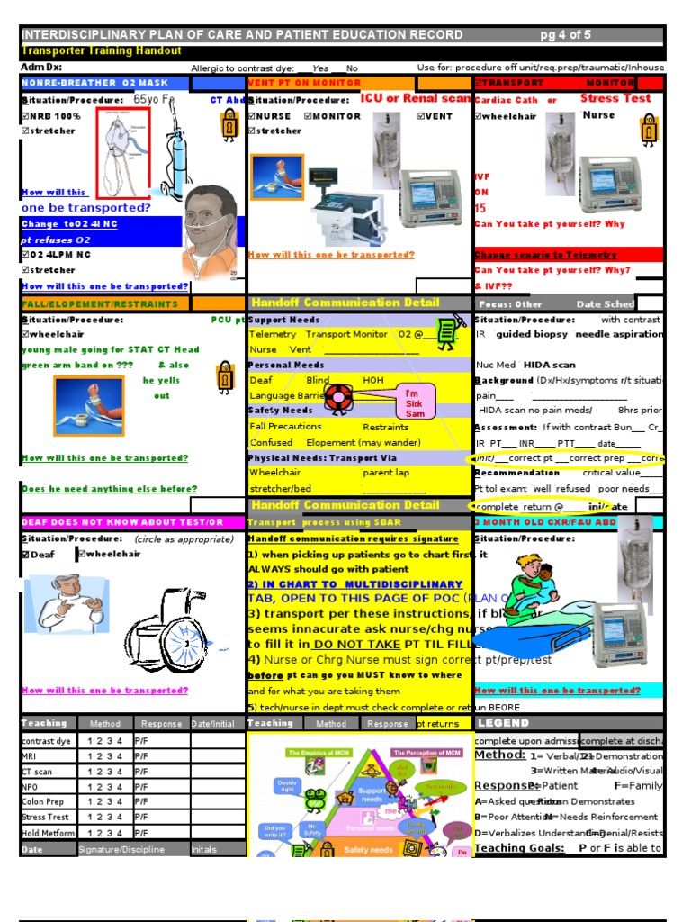 Interdisciplinary Care Plan Overview | PDF | Pain | Patient