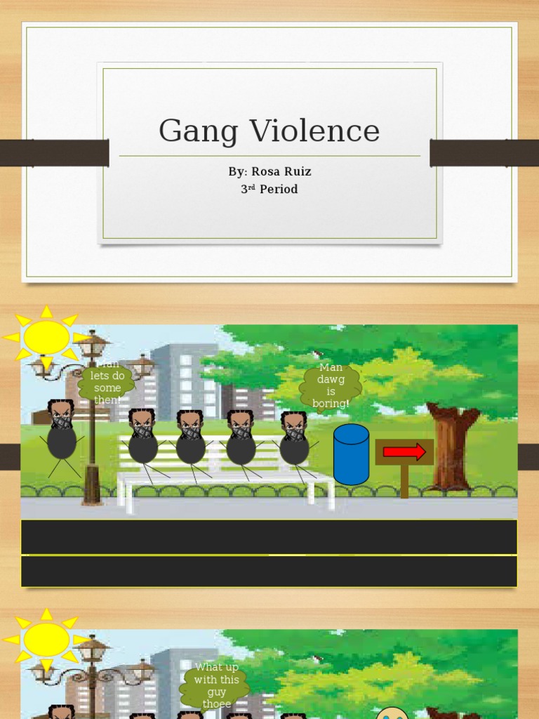 Gang Violence Powerpoint | PDF