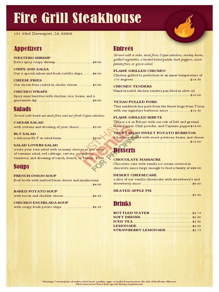 Summer Barbeque Menu - Musthavemenus 2014-05-23 12 28 13 | PDF ...