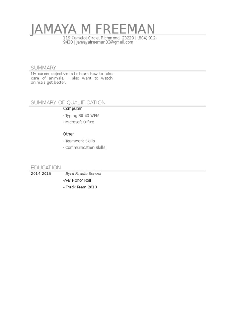 Jamaya M Freeman | PDF