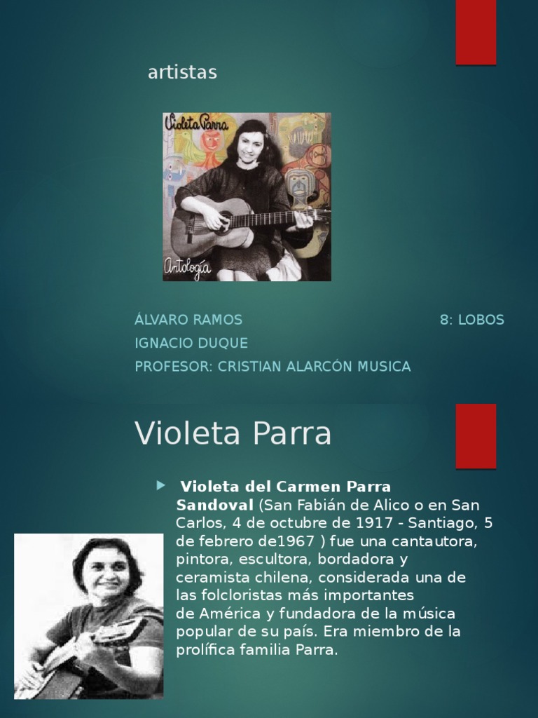 Investigación de Cantantes | PDF | Musica Sudamericana | Musica ...