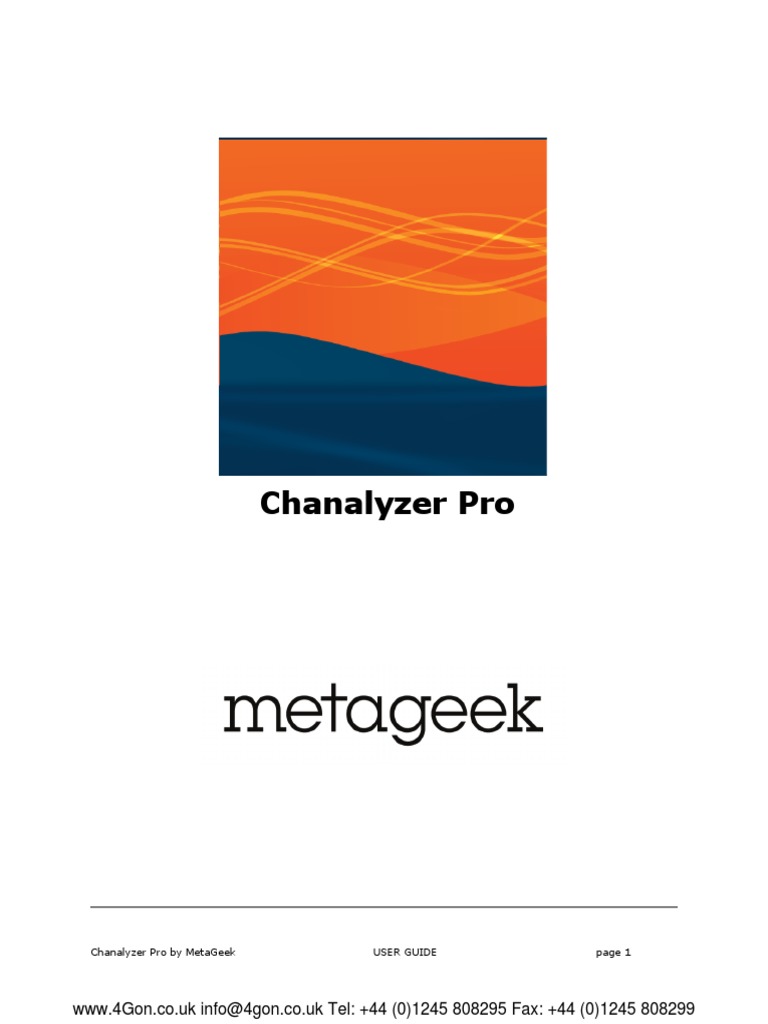 Chanalyzer Pro | PDF | Wi Fi | Ieee 802.11