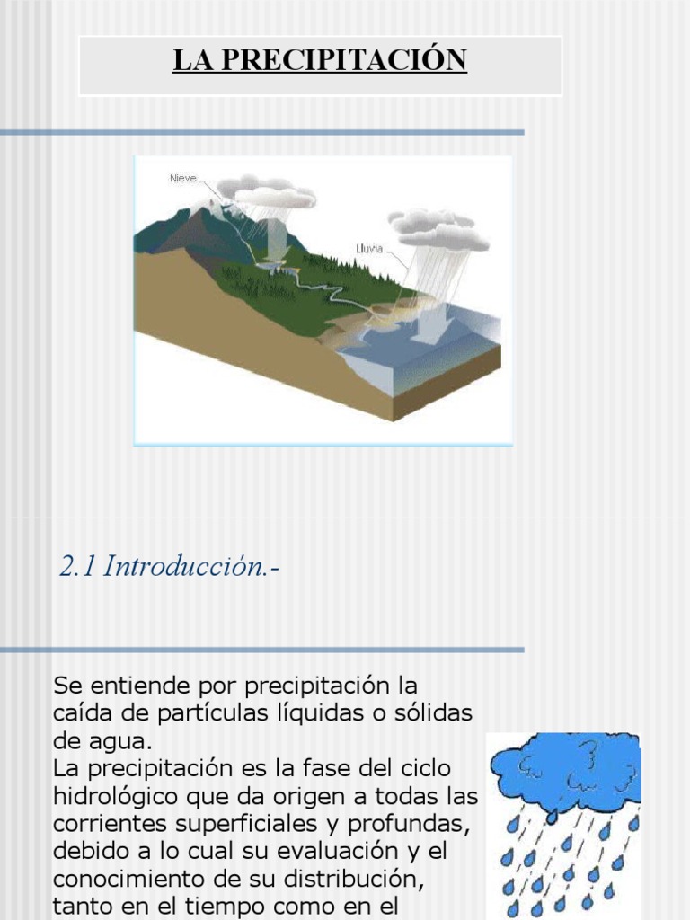 Precipitaciones | PDF | Precipitación | Lluvia