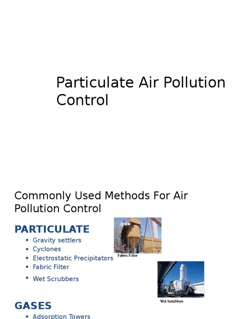 Air Pollution Control | PDF | Incineration | Combustion