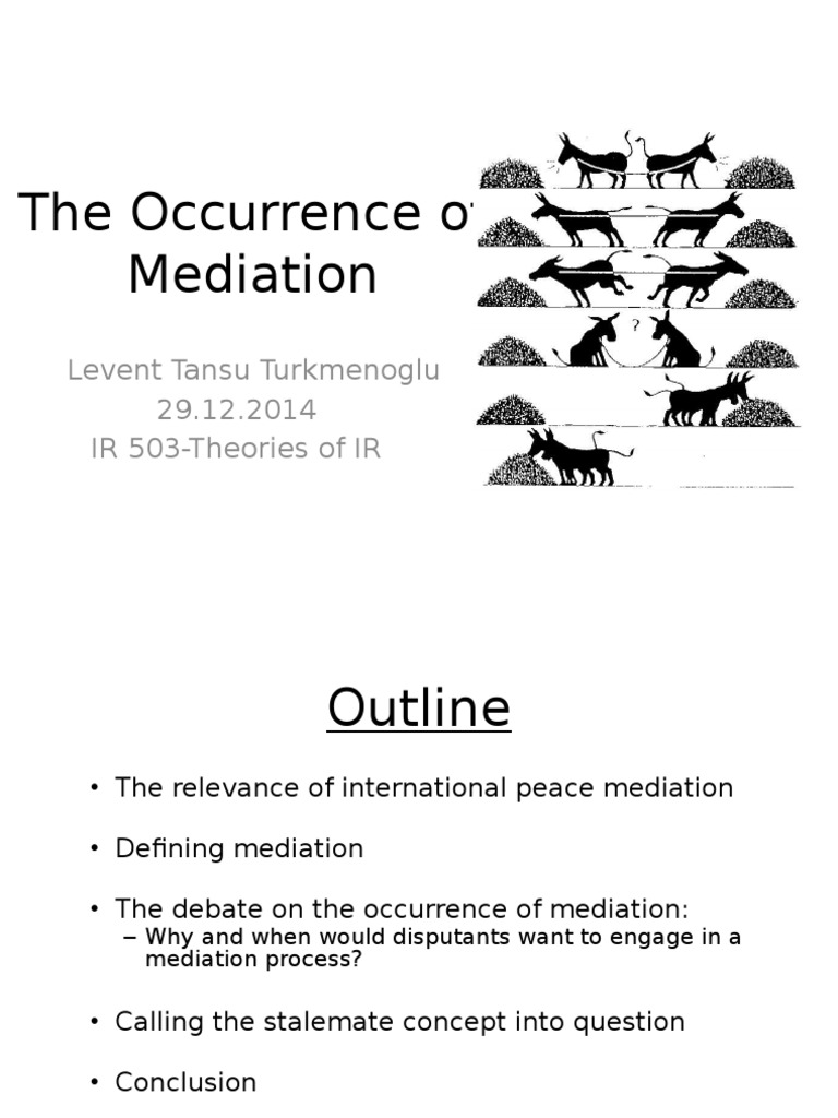 Understanding Mediation Dynamics | PDF | Mediation | Secretary General ...