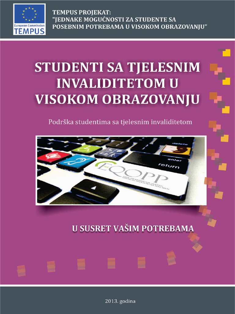 Vodic Za Studente S Tjelesnim Ostecenjima Lektorisan | PDF