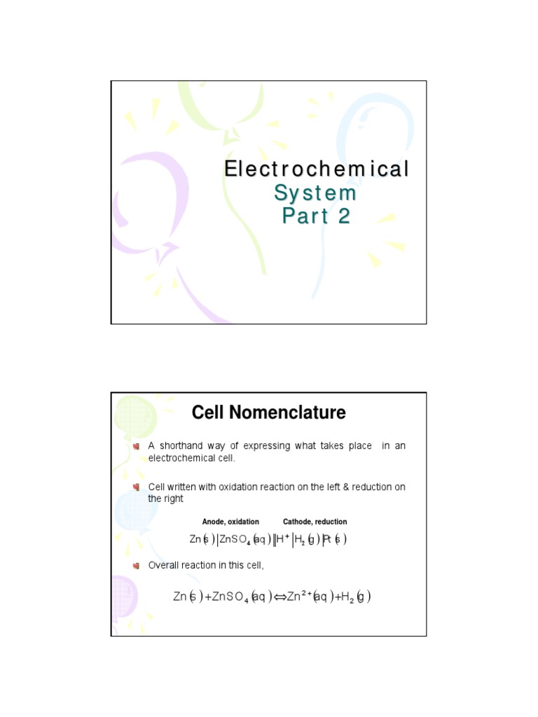 Electrochemical Series | PDF | Redox | Electrochemistry