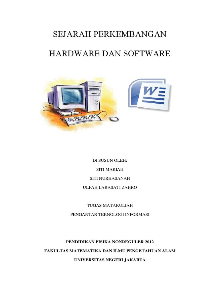 Sejarah Hardware & Software | PDF | Seni