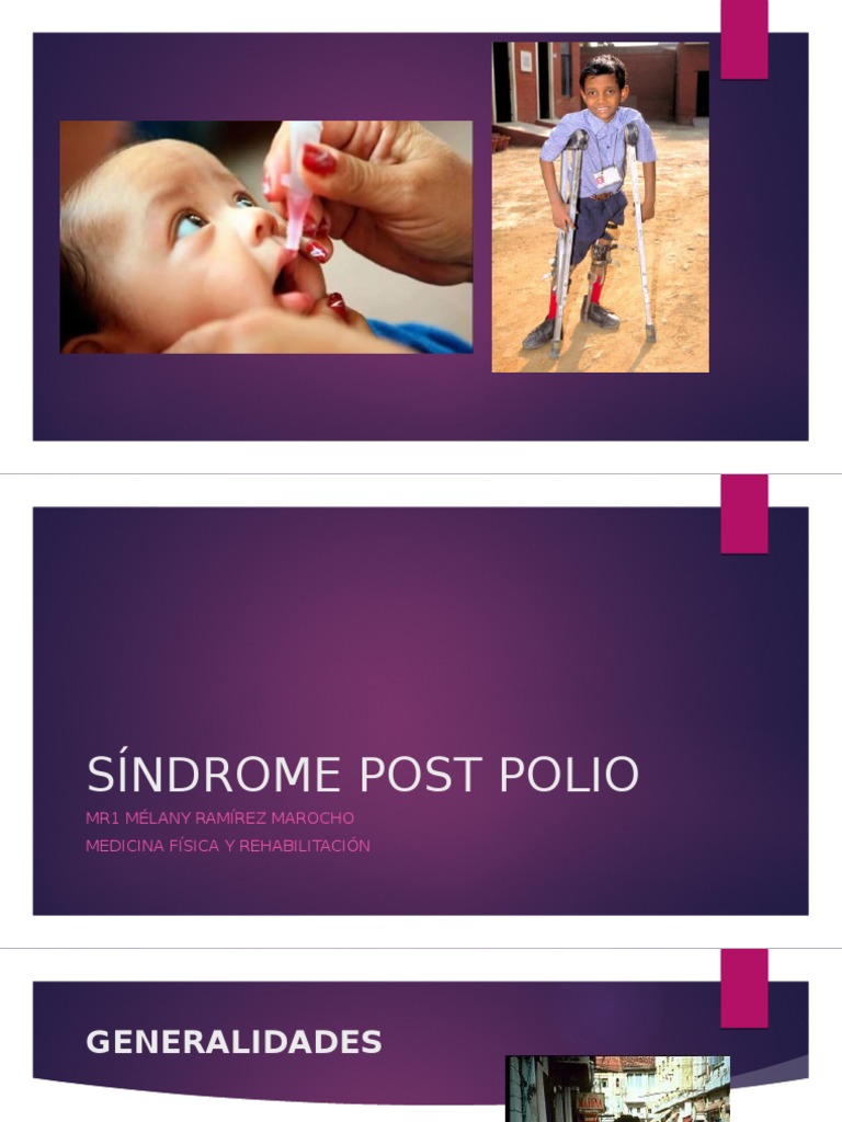 Síndrome Post Polio | PDF | Poliomielitis | Meningitis