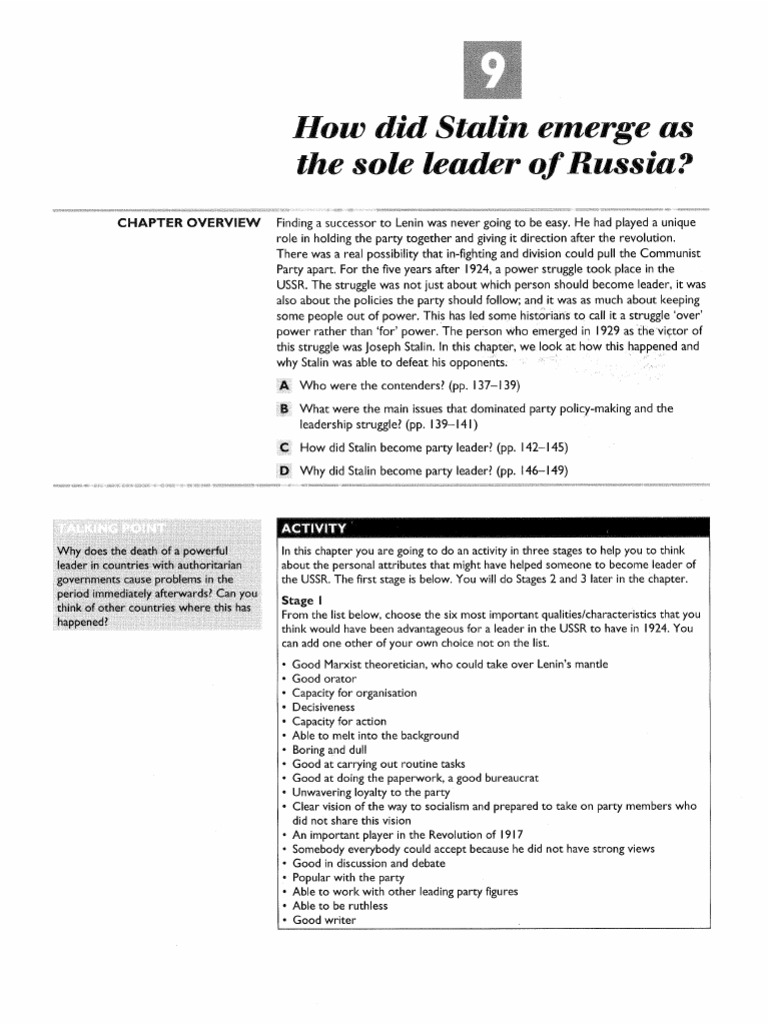 Corin 9 Stalin Rise To Power | PDF
