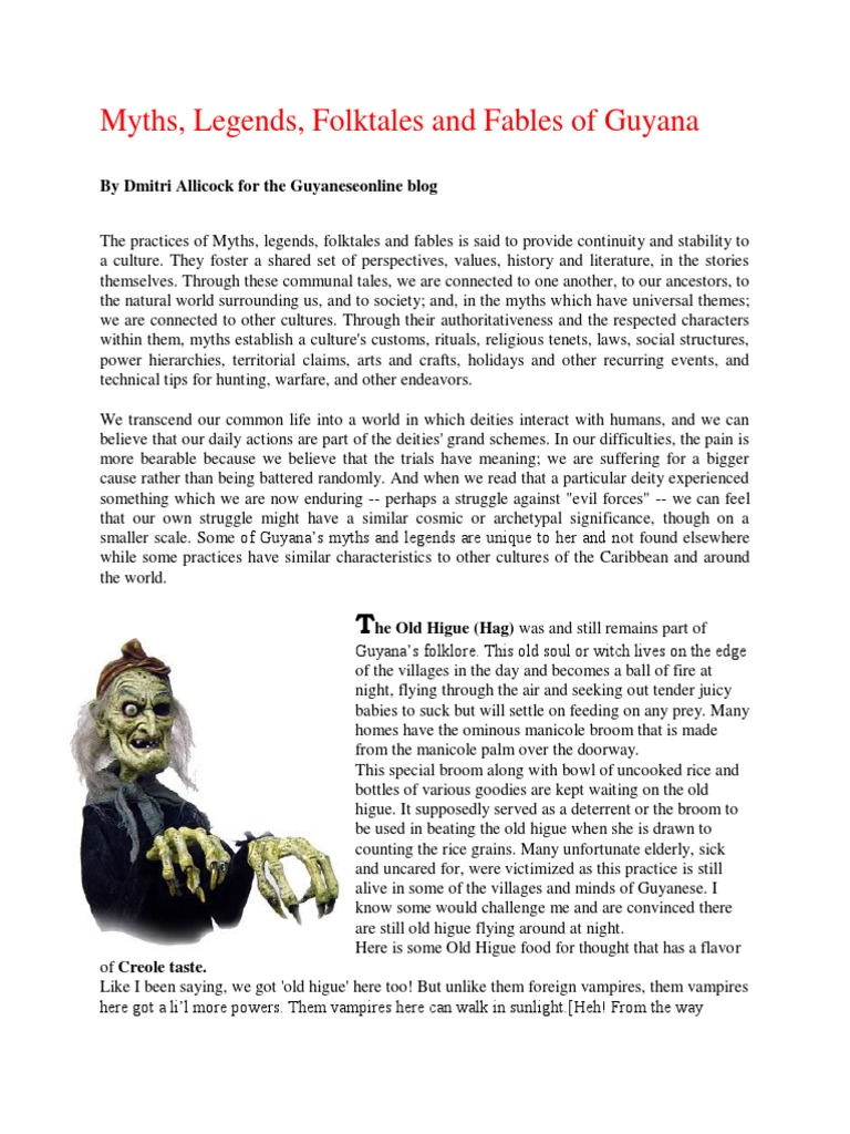 Myths-legends-folktales-and-fables-of-guyana.pdf | Mythology | Wedding ...