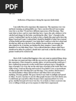 My Reflection On Work Immersion Experience | PDF | Communication ...