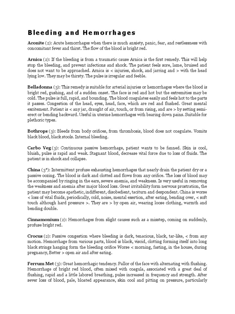 Bleeding and Hemorrhages | PDF | Bleeding | Shock (Circulatory)