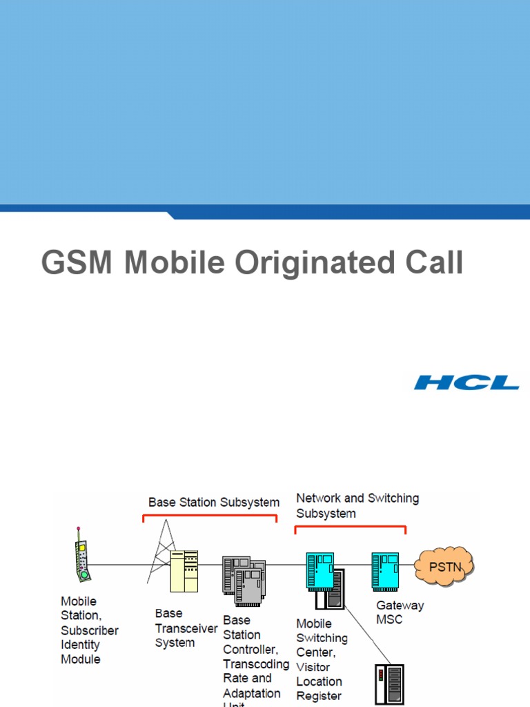 GSM MO Call Flow | Download Free PDF | Mobile Telecommunications ...