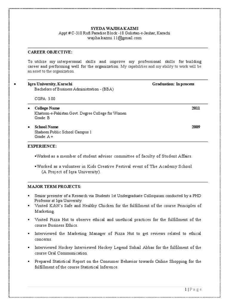 Syeda Wajiha Kazmi | PDF