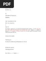 DD Cancellation Letter | PDF