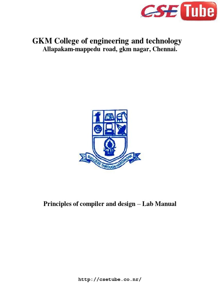 PCD Lab Manual | PDF | Parsing | C (Programming Language)