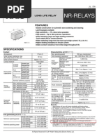 LU-5-R Relay Pinout and Specs | PDF | Alternating Current | Relay