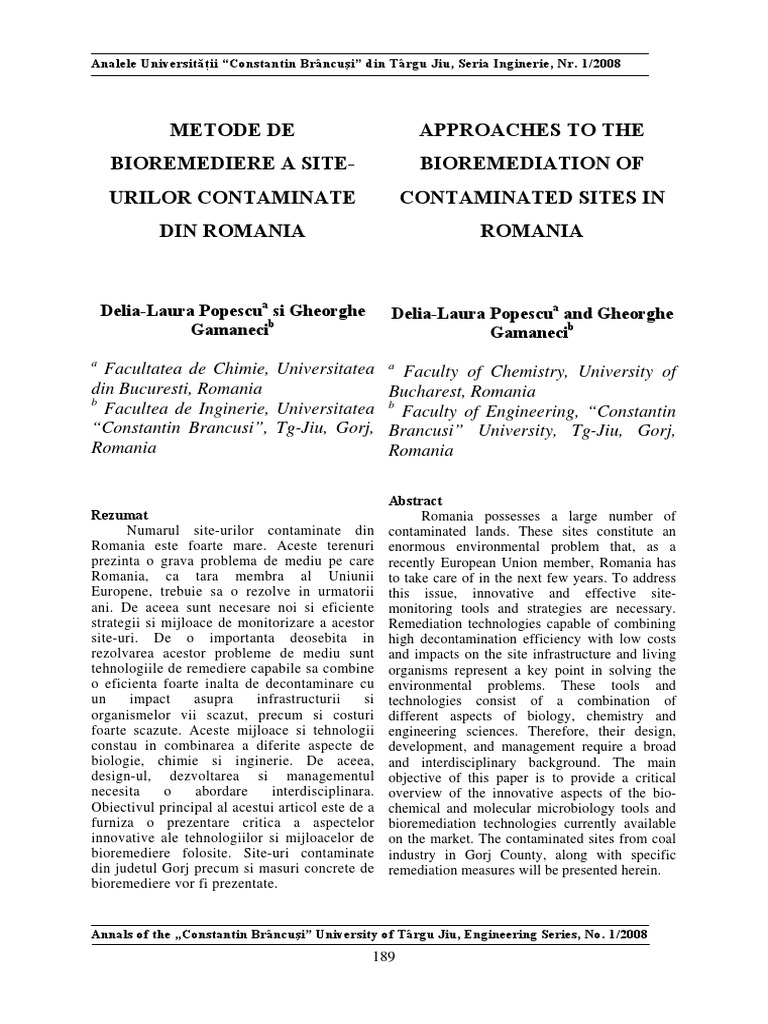 21 Popescu Delia Prel | PDF | Environmental Remediation | Nutrients
