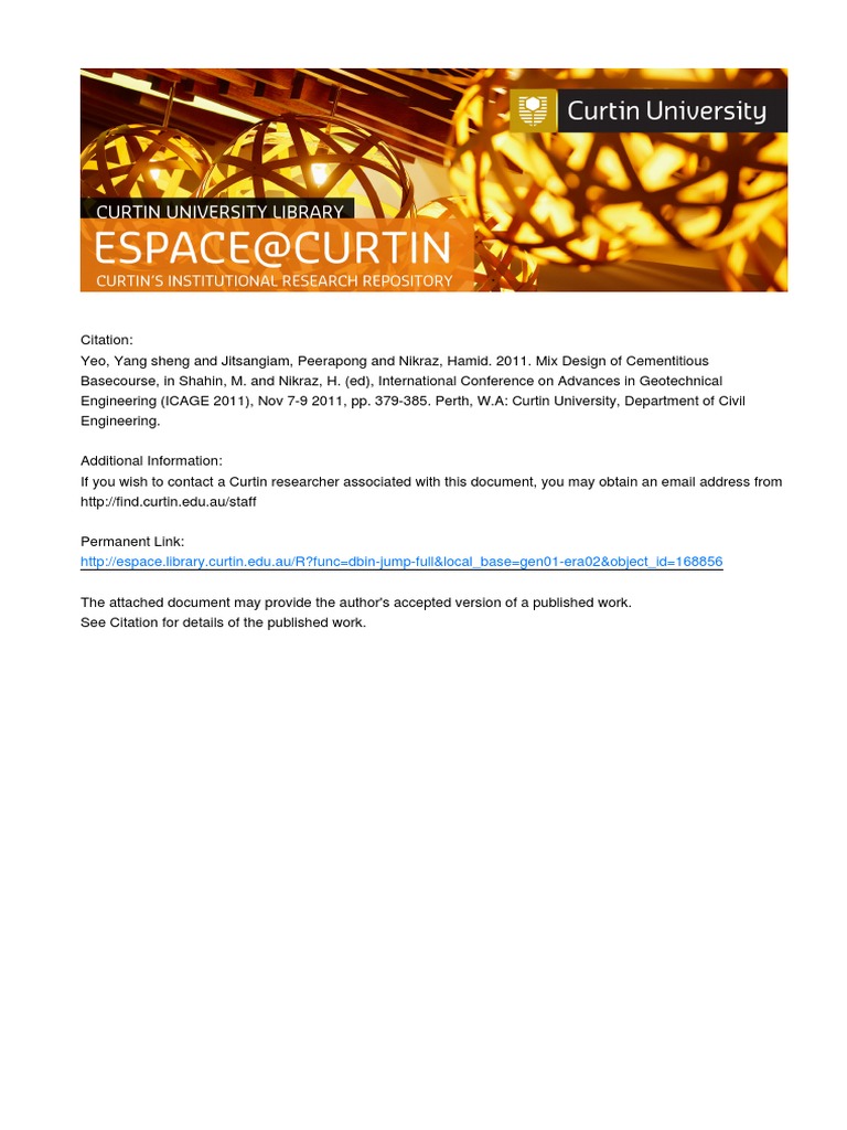 CTB - Mix Design | PDF | Road Surface | Concrete