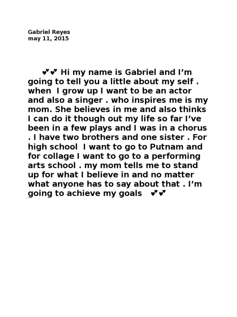 Aspiring Actor's Journey | PDF