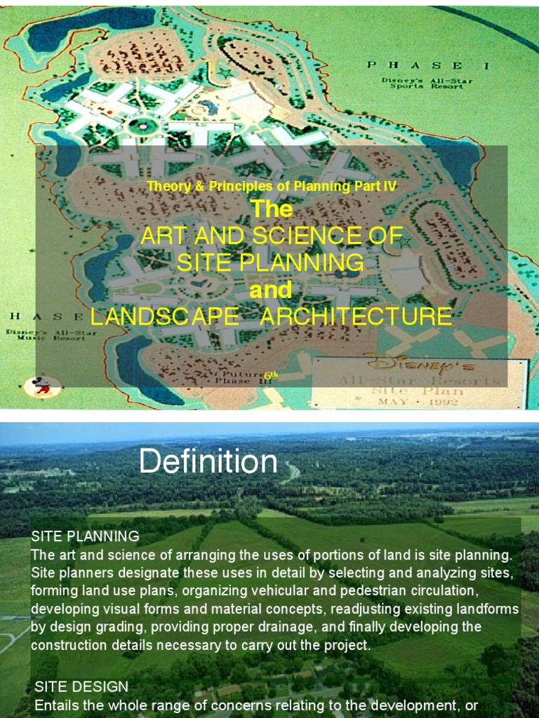 Theory of Site Planning - Part 1 (UP Mindanao Lecture) | PDF | Lighting ...