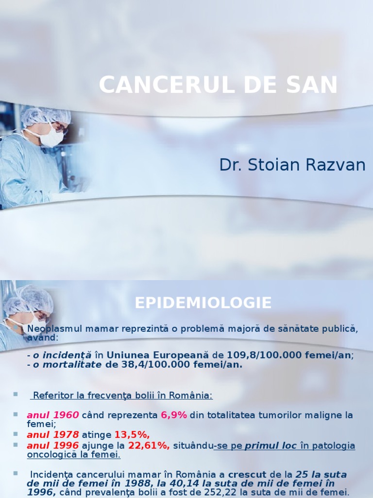 11) Cancerul Mamar - Ppt