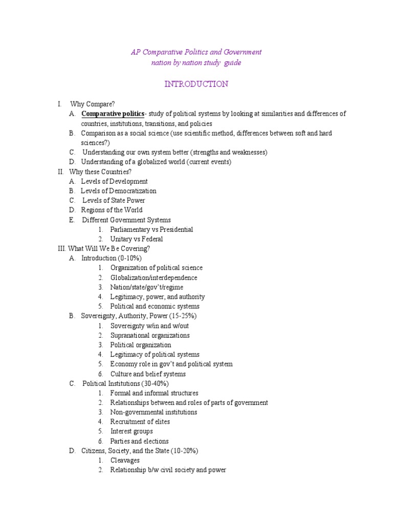 AP Comp Gov Study Guide | PDF | Mao Zedong | European Union