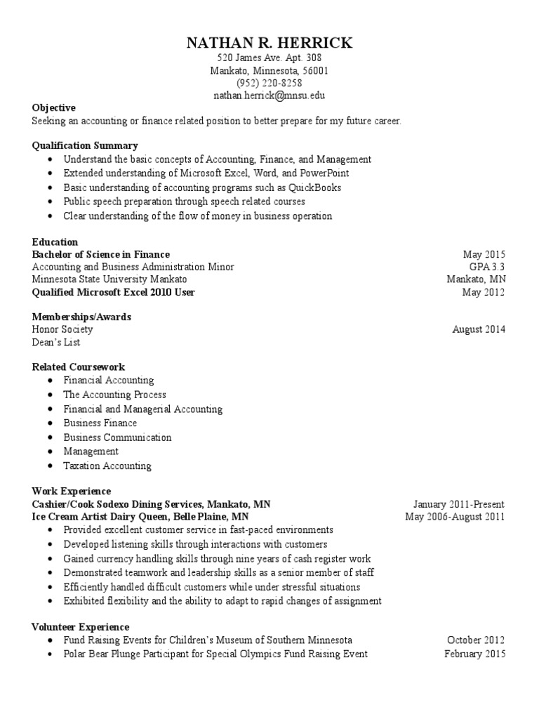 Nathan Herrick Resume | PDF