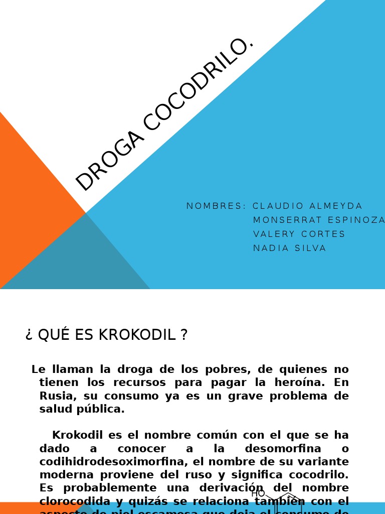 Droga Cocodrilo | PDF | Especialidades Medicas | Medicina